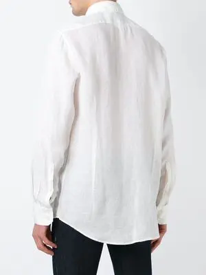 Massimo Alba Canary Buttoned Shirt - White