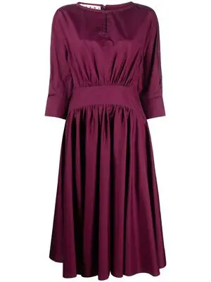 Marni Fitted-waistline Midi Dress