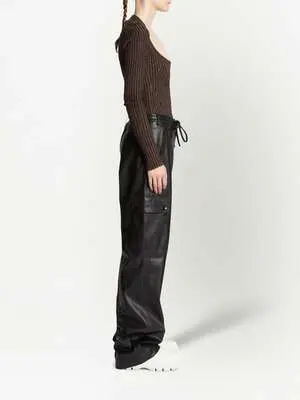 Proenza Schouler White Label Plaited Rib Scoop Neck Jumper
