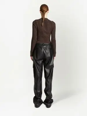 Proenza Schouler White Label Plaited Rib Scoop Neck Jumper