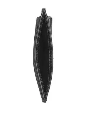 Burberry Check-pattern Leather Cardholder