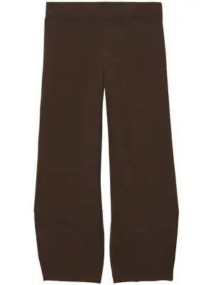 Proenza Schouler White Label Straight-leg Knitted Trousers - Brown