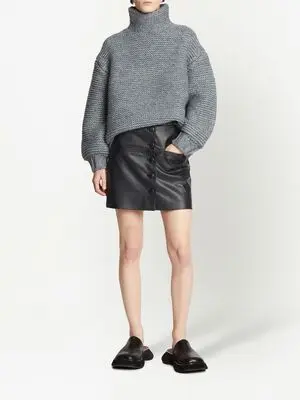 Proenza Schouler White Label Faux-leather Mini Skirt