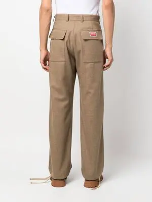 Kenzo Logo-patch Cargo Trousers