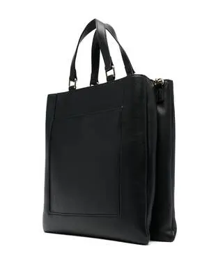 Moschino Logo Plaque Tote Bag