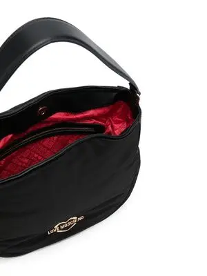 Moschino Heart Logo Plaque Tote Bag