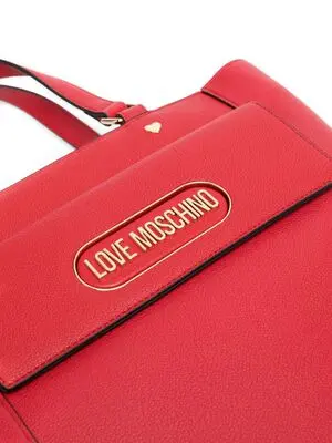 Moschino Logo-plaque Tote Bag