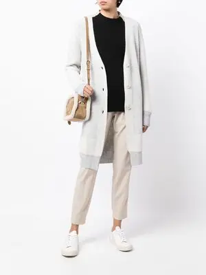 Lorena Antoniazzi V-neck Buttoned Cardigan Coat