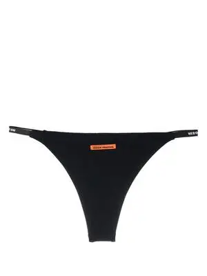 Heron Preston Logo Patch Bikini Bottom - Black