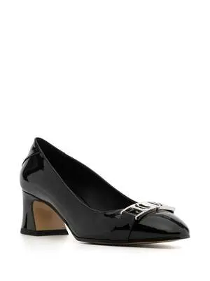 FERRAGAMO Gancini Plaque Pumps