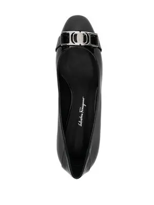 FERRAGAMO Gancini Plaque Pumps