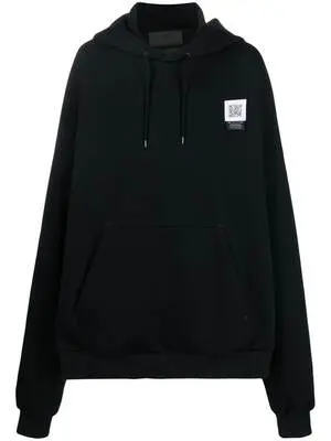 FUMITO GANRYU Oversized Pullover Hoodie - Black