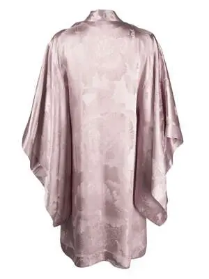Carine Gilson Floral-print Silk Robe