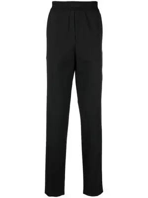 MSGM Logo Waistband Straight-leg Trousers