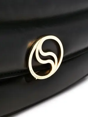 Stella McCartney S-wave Shoulder Bag - Black