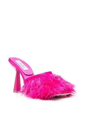 SEBASTIAN MILANO 110mm Feather-trim Sandals