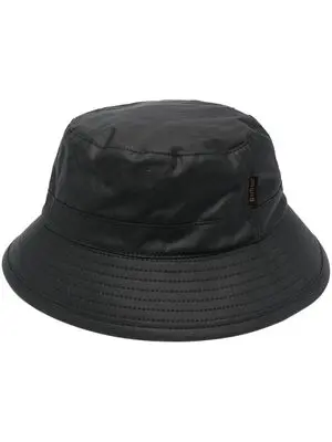 Barbour Logo-patch Bucket Hat - Black