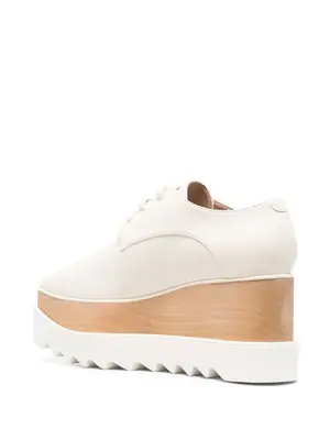 Stella McCartney Elyse Star-print Platform Shoes