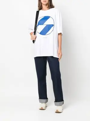 THE SALVAGES Logo-print Cotton T-shirt - White