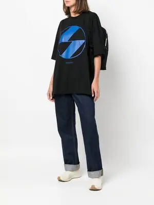 THE SALVAGES Logo-print T-shirt - Black