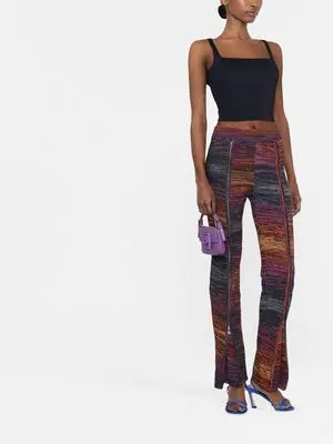 ROTATE BY BIRGER CHRISTENSEN Space Dyed Knit Trousers