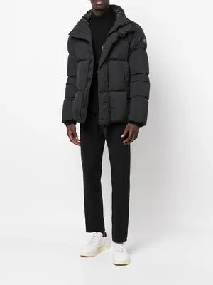 Canada Goose Everett Funnel-neck Padded Jacket - Black