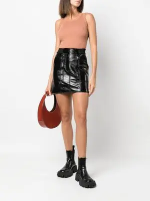STYLAND Fine-ribbed Vest Top - Neutrals