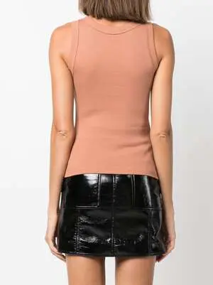 STYLAND Fine-ribbed Vest Top - Neutrals