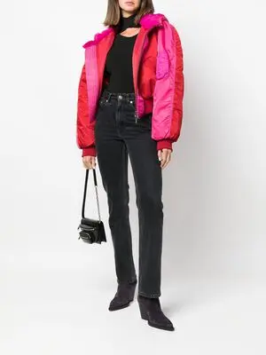 Andersson Bell Kamila Colour-block Bomber Jacket - Pink