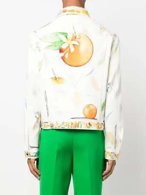Casablanca Fruit-print Cotton Jacket