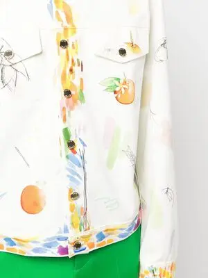 Casablanca Fruit-print Cotton Jacket