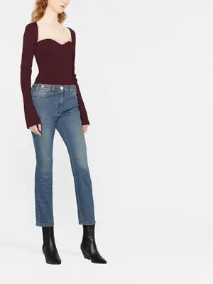 Philosophy Di Lorenzo Serafini Mid-rise Cropped Jeans