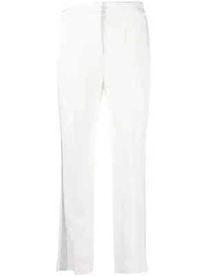Ermanno Scervino High-waisted Trousers - White