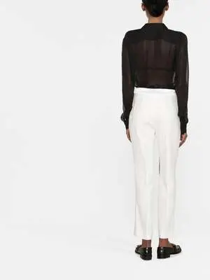 Ermanno Scervino High-waisted Trousers - White