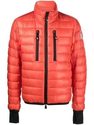Moncler Logo-patch Padded Jacket - Orange