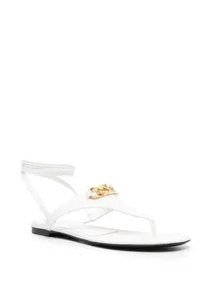 Valentino Garavani Vlogo Leather Sandals