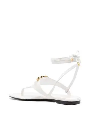 Valentino Garavani Vlogo Leather Sandals