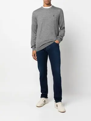 Jacob Cohen Logo Patch Mid-rise Jeans