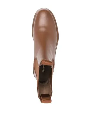 GIANVITO ROSSI Round-toe Ankle Boots - Brown