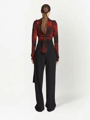 Proenza Schouler Abstract-print V-neck Top
