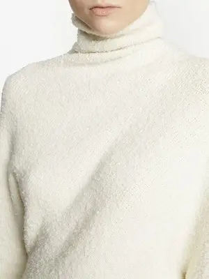 Proenza Schouler Fuzzy Boucle Sweater - White
