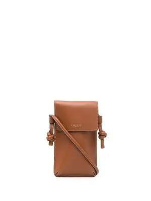 ASPINAL OF LONDON Ella Leather Phone Case Brown