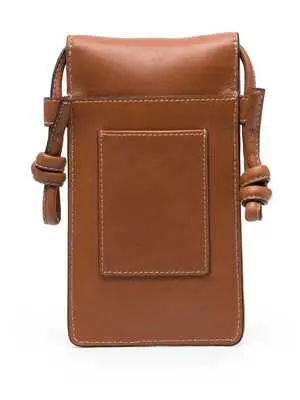 ASPINAL OF LONDON Ella Leather Phone Case - Brown