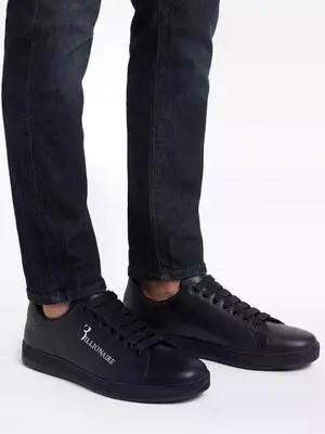 BILLIONAIRE Logo-print Low-top Sneakers - Black