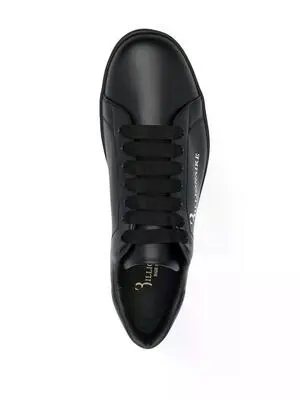 BILLIONAIRE Logo-print Low-top Sneakers - Black