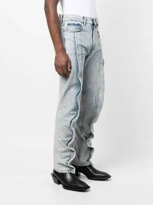 Y/Project Slim-Cut Banana Jeans In Blue - 64% Off | Editorialist