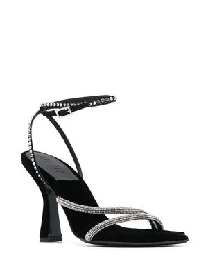 3JUIN Crystal-embellished Sandals