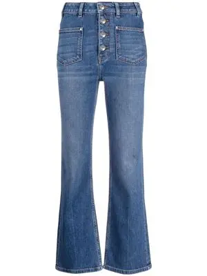 Maje High-rise Flared Jeans