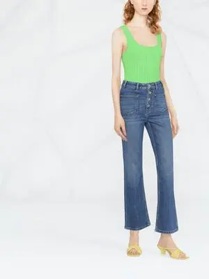 Maje High-rise Flared Jeans