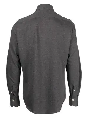 FINAMORE 1925 Plain Button-down Shirt